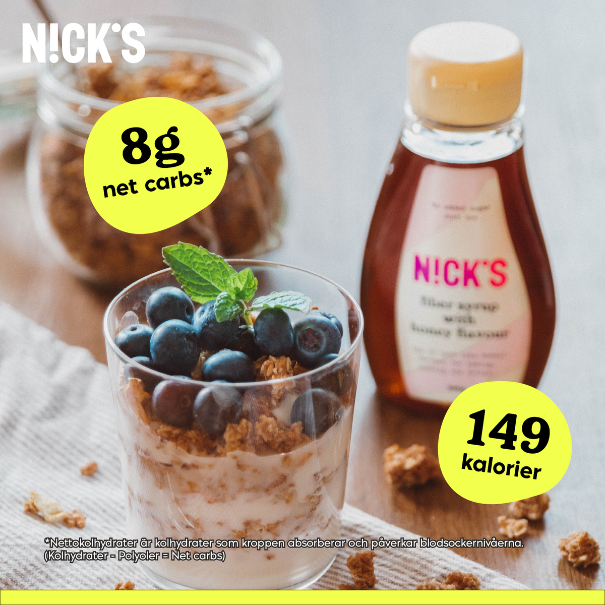Fasersirup | Ohne Zuckerzusatz | Glutenfrei – NICK'S EU