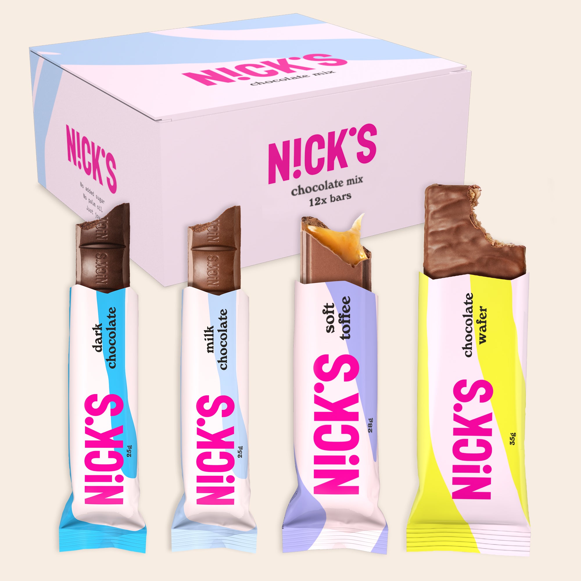 Schoko-Mix | Schokoladenriegel | Schokolade – NICK'S EU